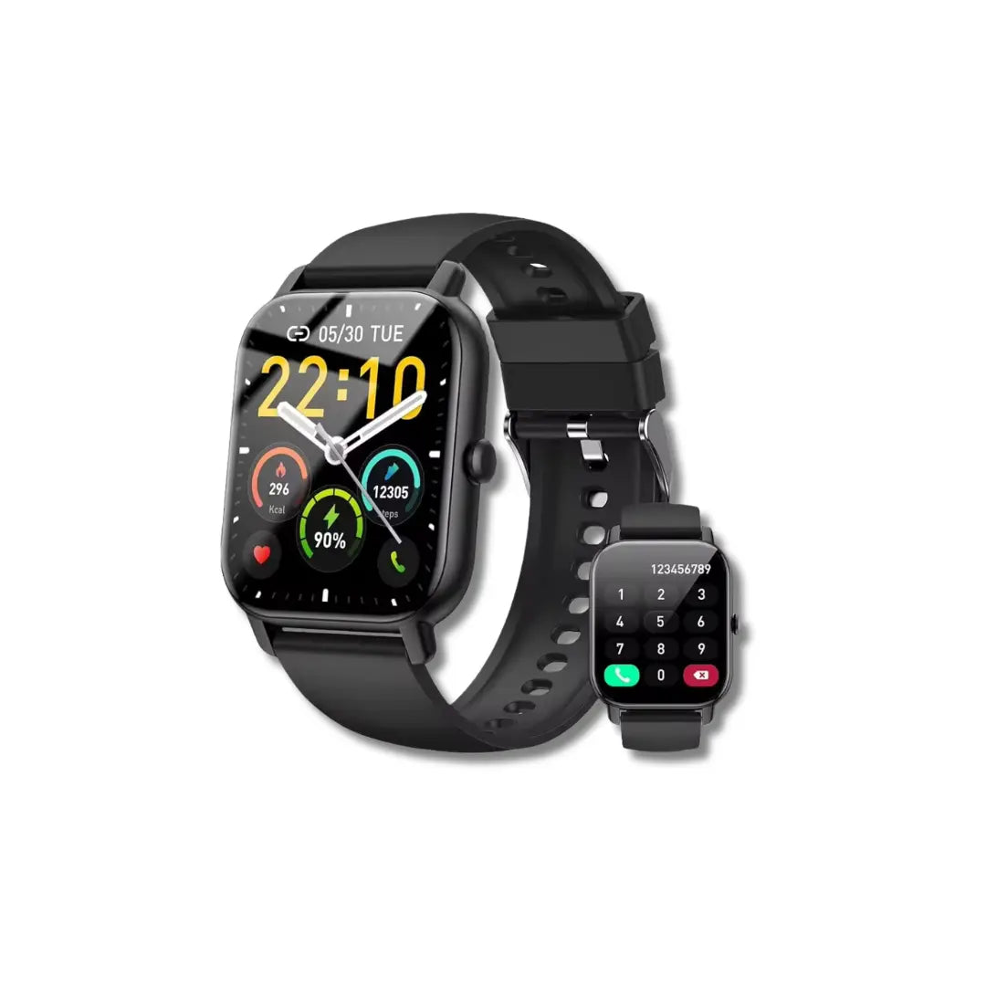 KFKsmart P66D Smartwatch with Calls, Fitness Tracking, and IP67 Waterproof